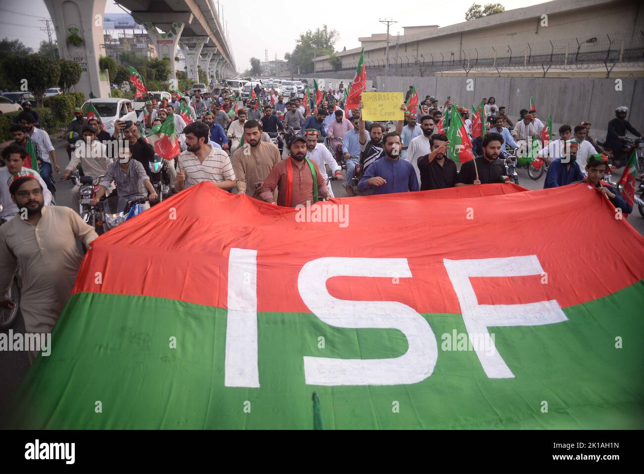 Rawalpindi, Punjab, Pakistan. 16th Sep, 2022. Insaf Student ...