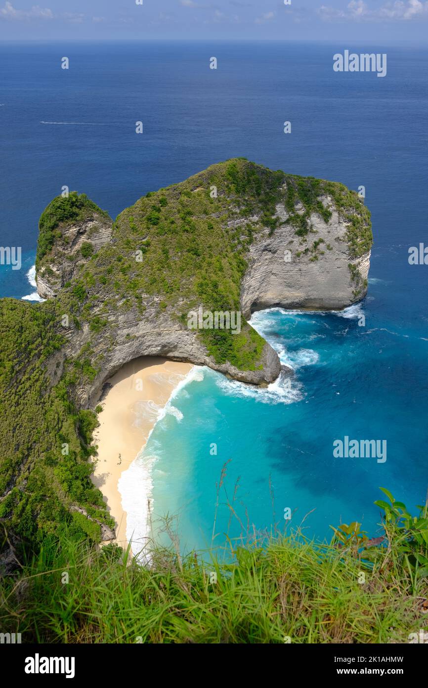 Indonesia Penida Island - Nusa Penida Kelingking Beach - Coastline ...