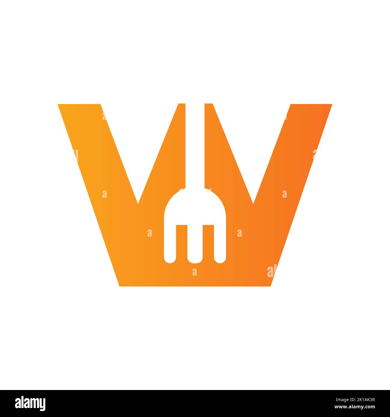 W restaurant logo hi-res stock photography and images - Alamy