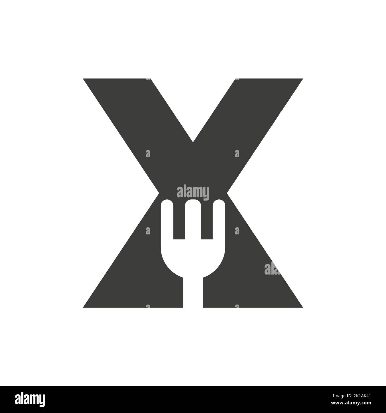 Fork logo hi-res stock photography and images - Alamy