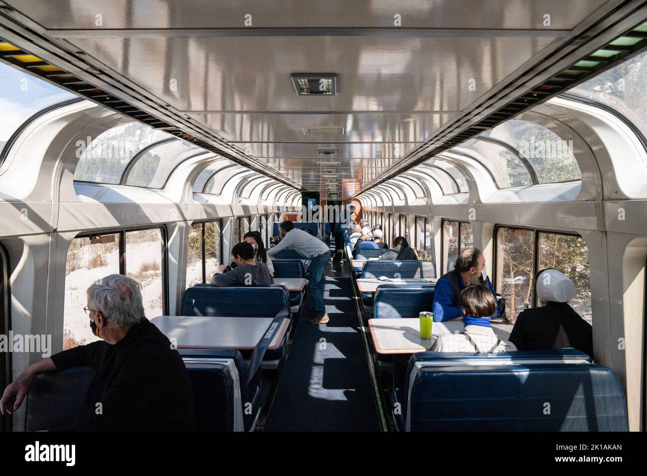 Amtrak's California Zephyr train travels Westbound. President Joe Biden ...