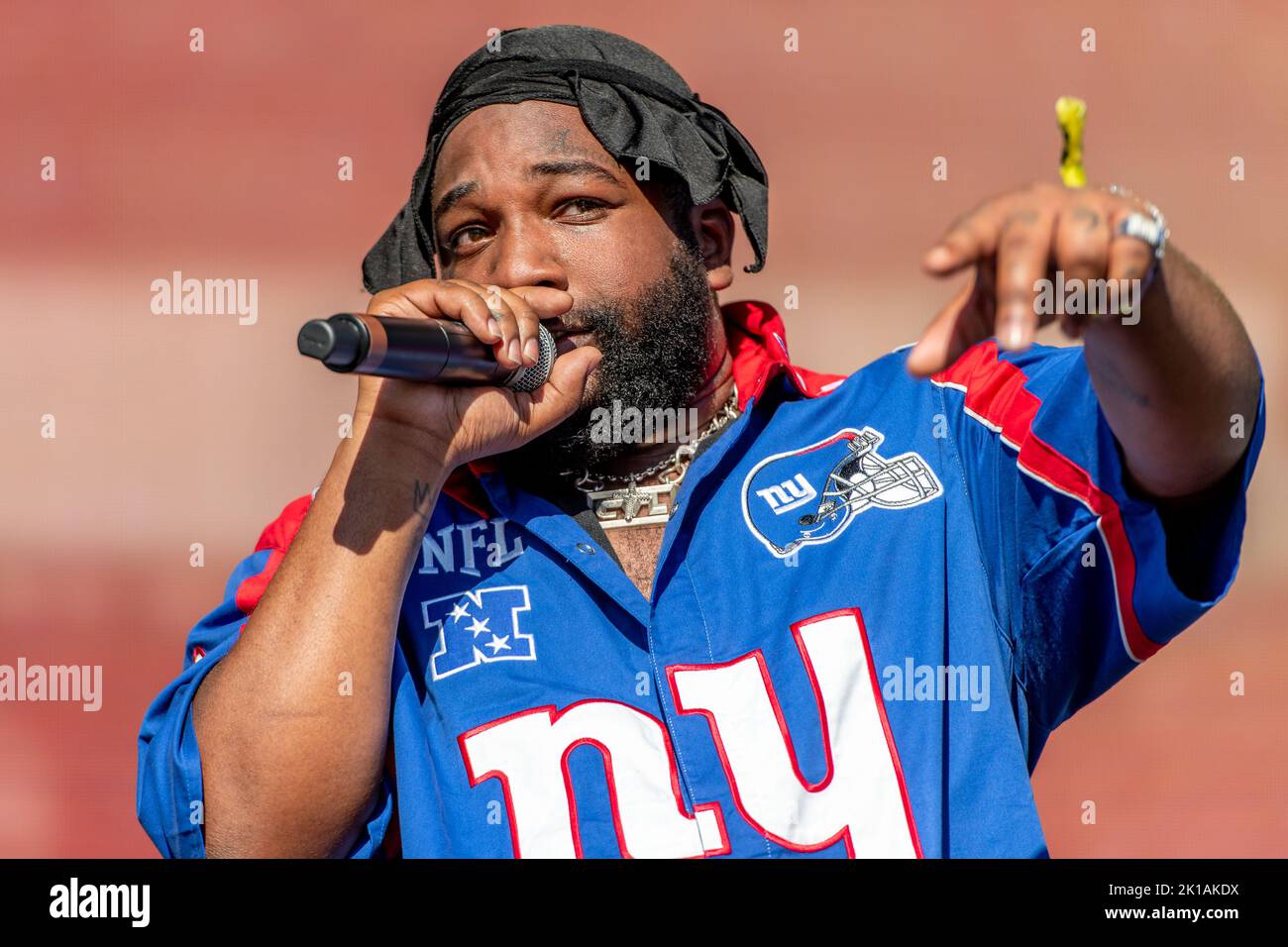Las Vegas, USA. 16th Sep, 2022. Tre' Amani performs on the Bacardi ...