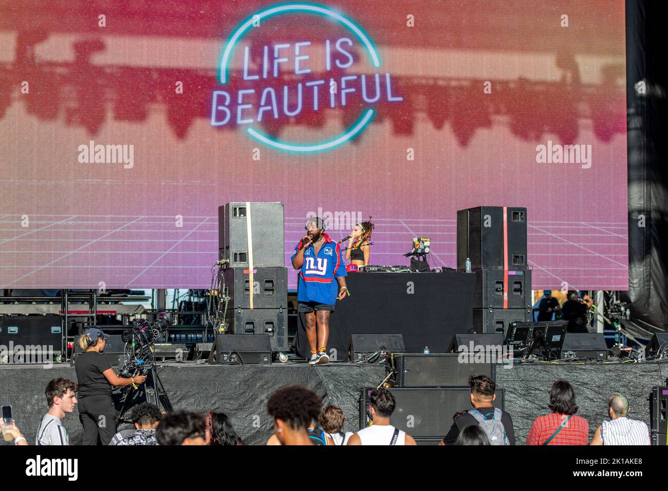 Las Vegas, USA. 16th Sep, 2022. Tre' Amani performs on the Bacardi ...