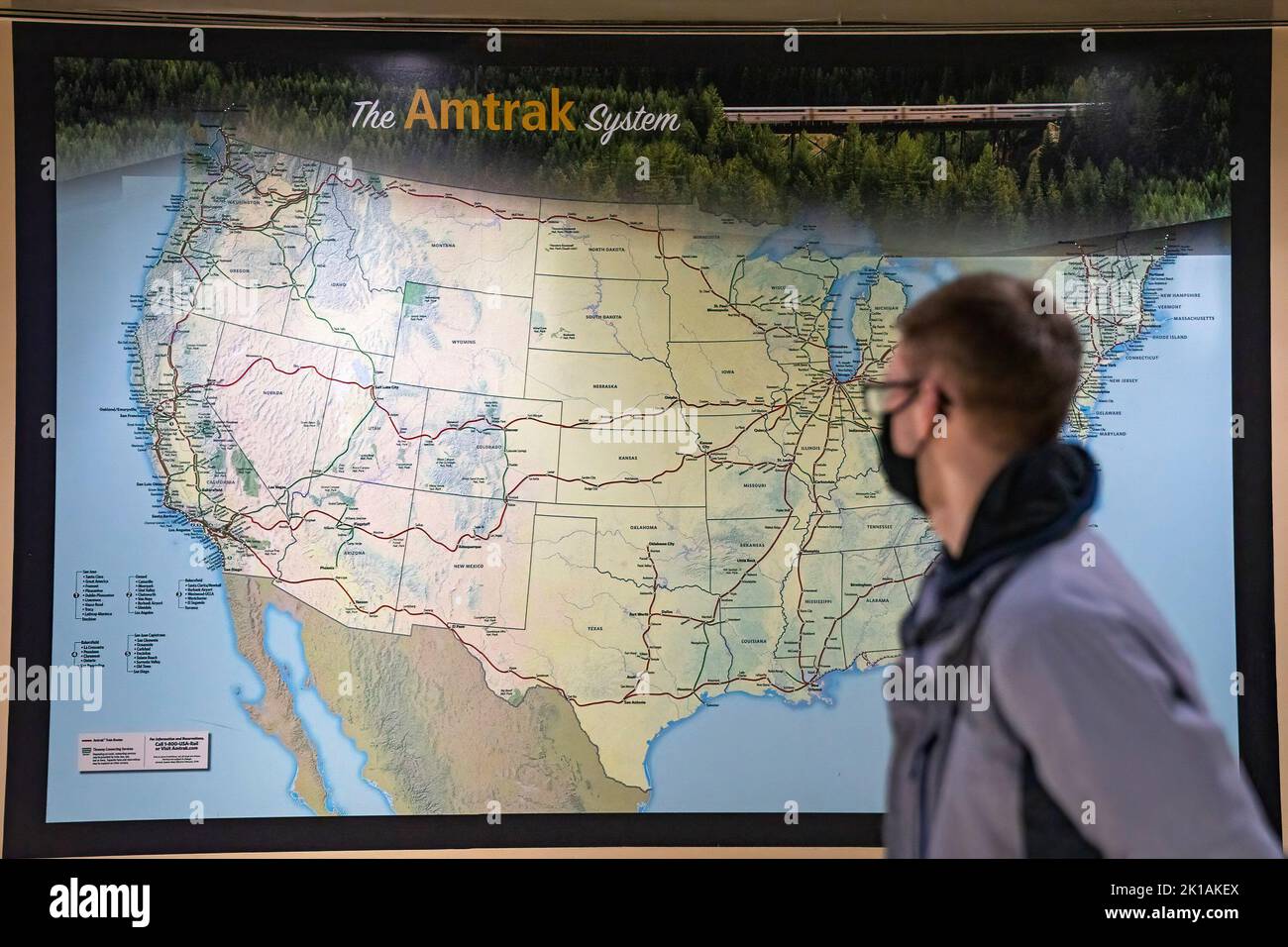 Amtrak chicago union station hi-res stock photography and images - Alamy