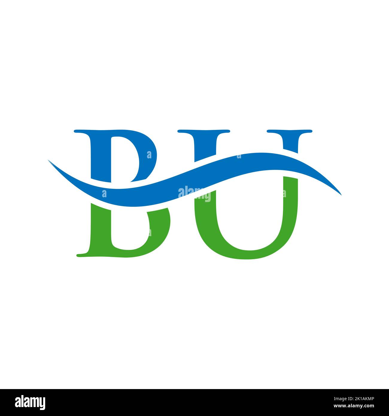 BU Combine Letter Logo Vector Template. Letter BU Logo Design Modern ...