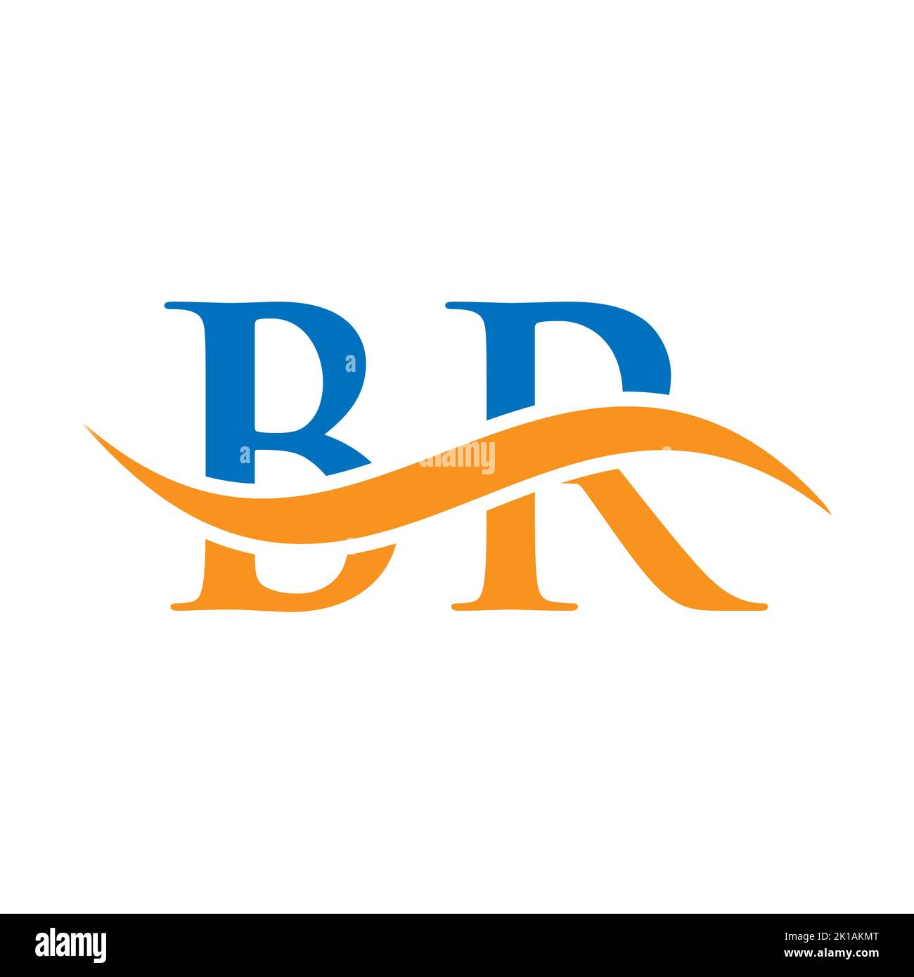 BR Combine Letter Logo Vector Template. Letter BR Logo Design Modern Typography Sign Stock ...