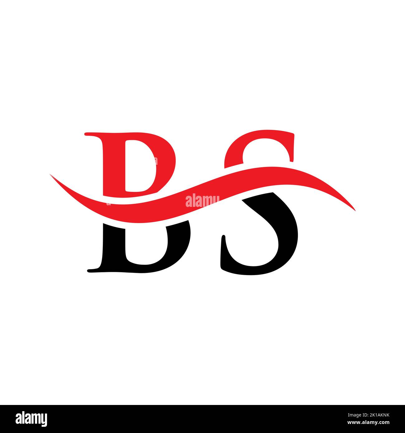 BS Combine Letter Logo Vector Template. Letter BS Logo Design Modern ...