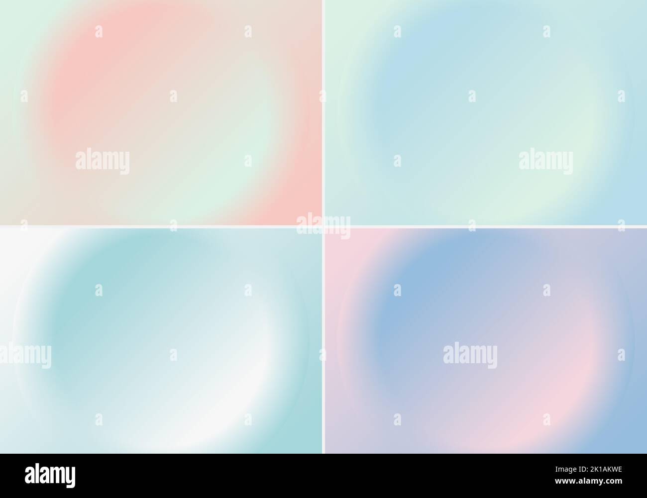 Set of pastel colors circles embossed shapes minimal background and ...