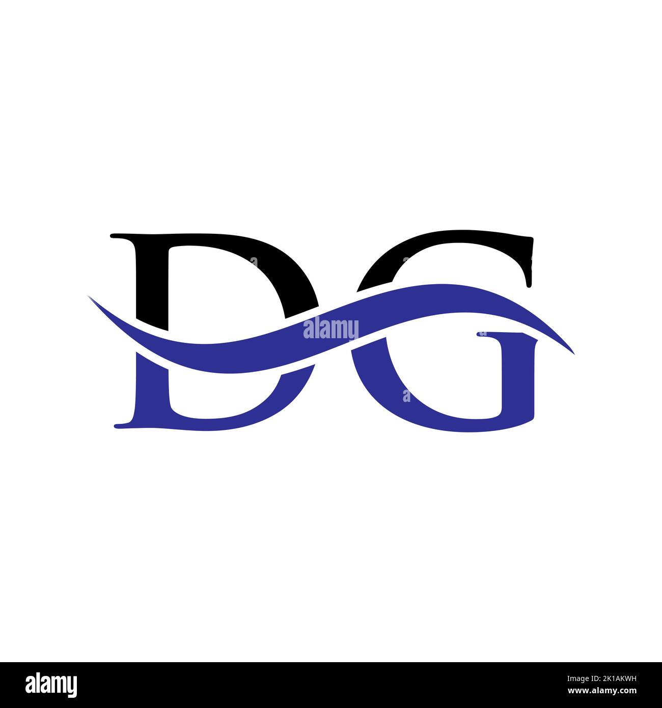 DG Combine Letter Logo Vector Template. Letter DG Logo Design Modern ...