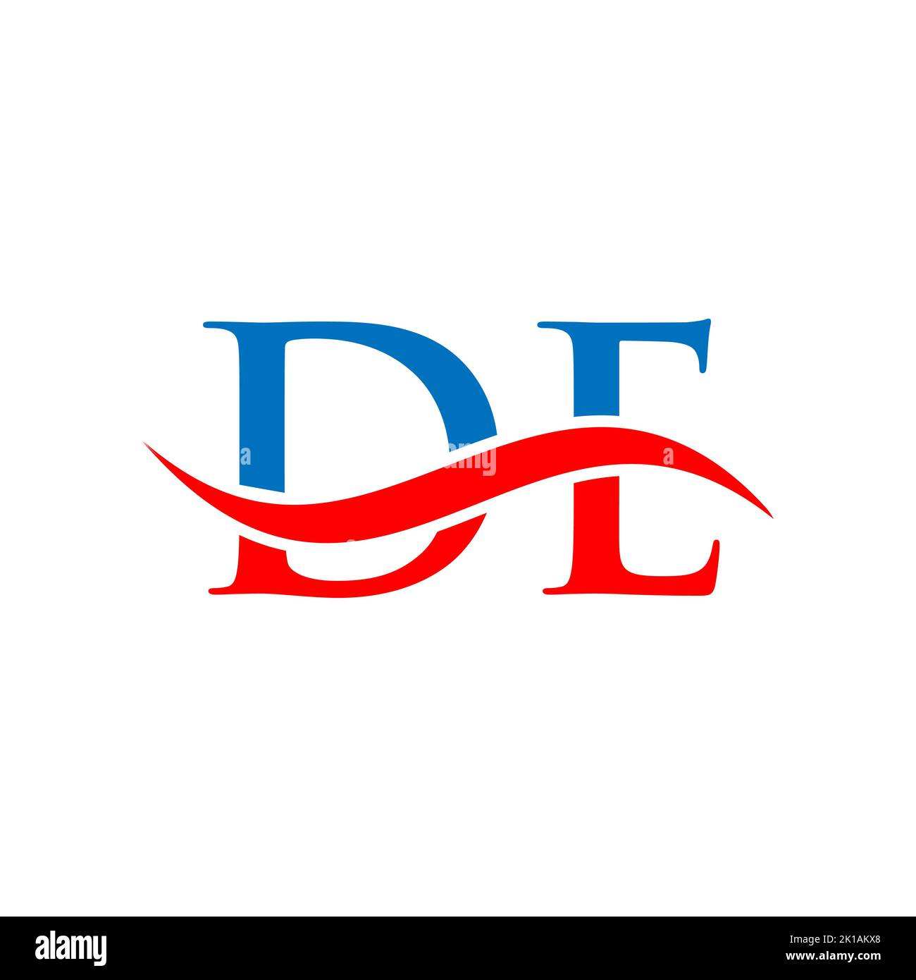 DE Combine Letter Logo Vector Template. Letter DE Logo Design Modern ...