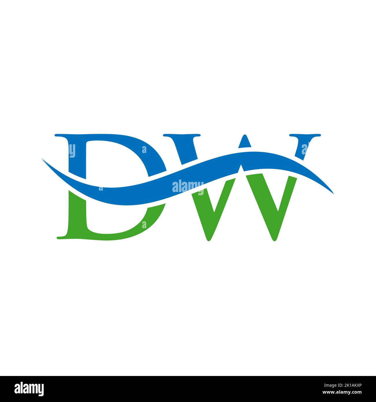 DW Combine Letter Logo Vector Template. Letter DW Logo Design Modern ...