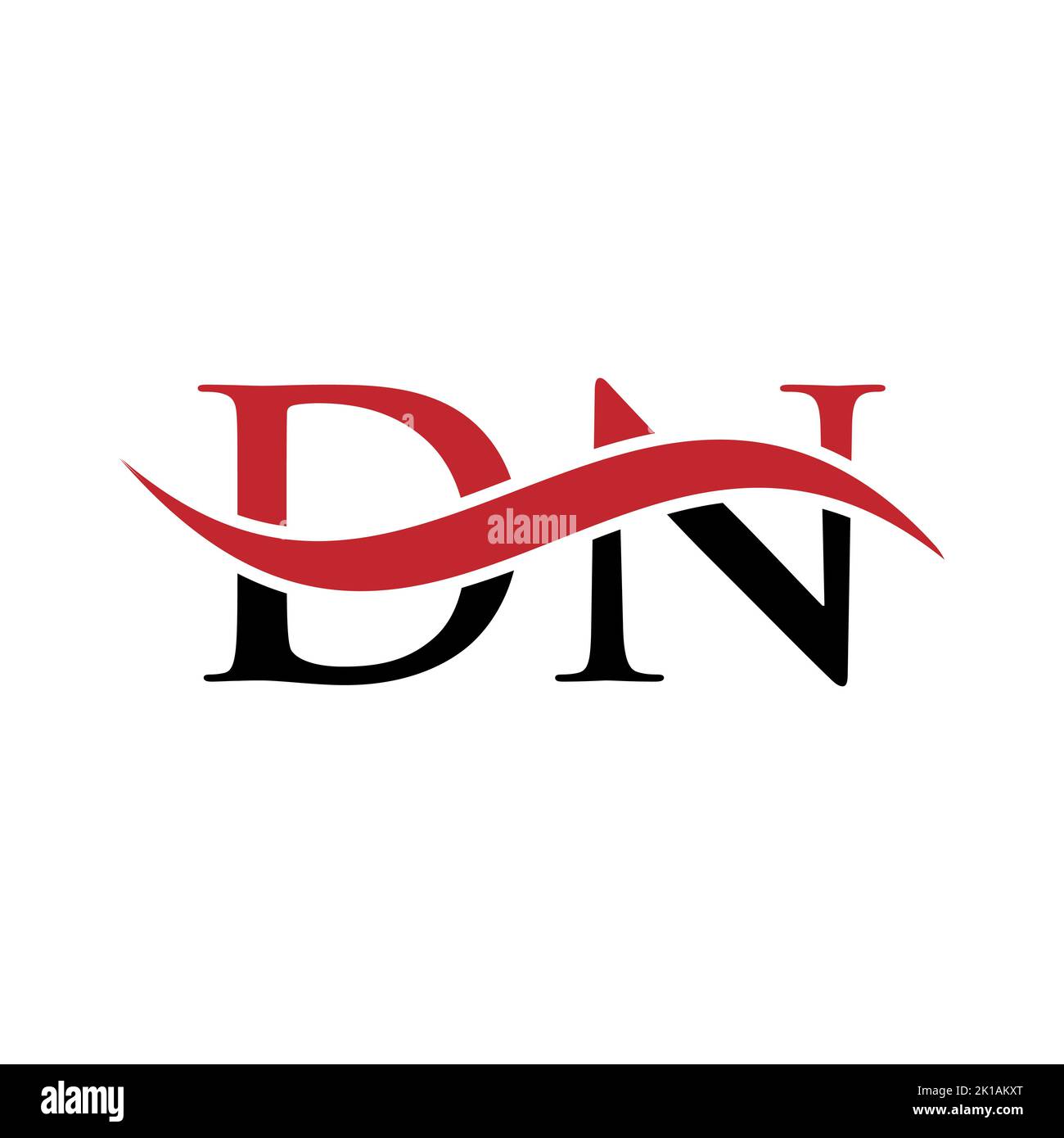 DN Combine Letter Logo Vector Template. Letter DN Logo Design Modern ...