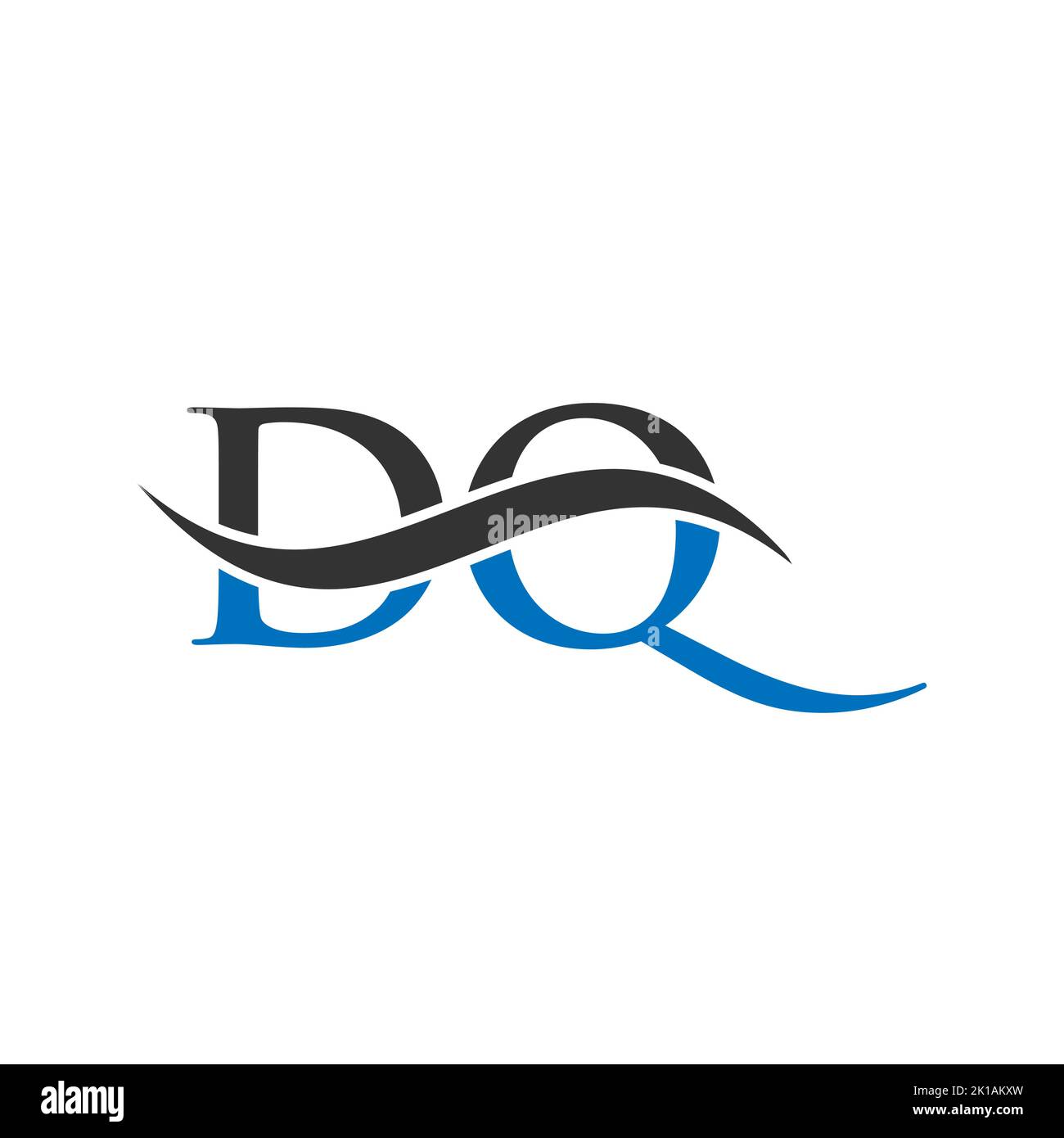 Dq logo design hi-res stock photography and images - Alamy