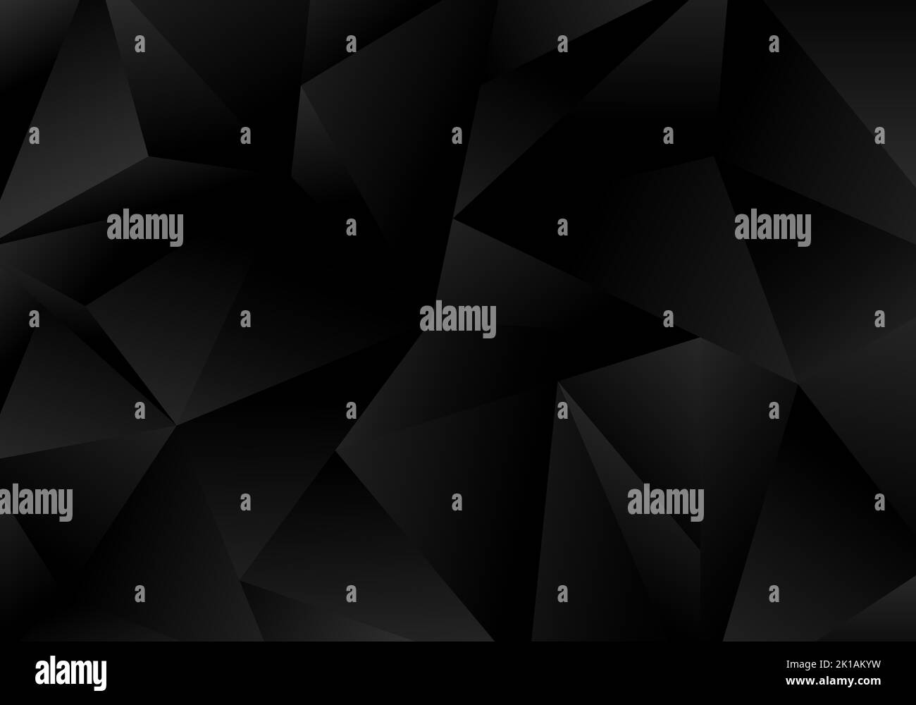 3D black polygonal prism shapes pattern background and texture. Vector ...