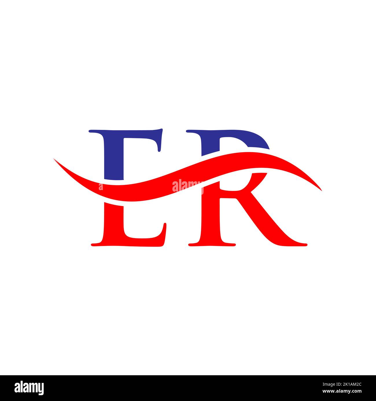 ER Combine Letter Logo Vector Template. Letter ER Logo Design Modern ...