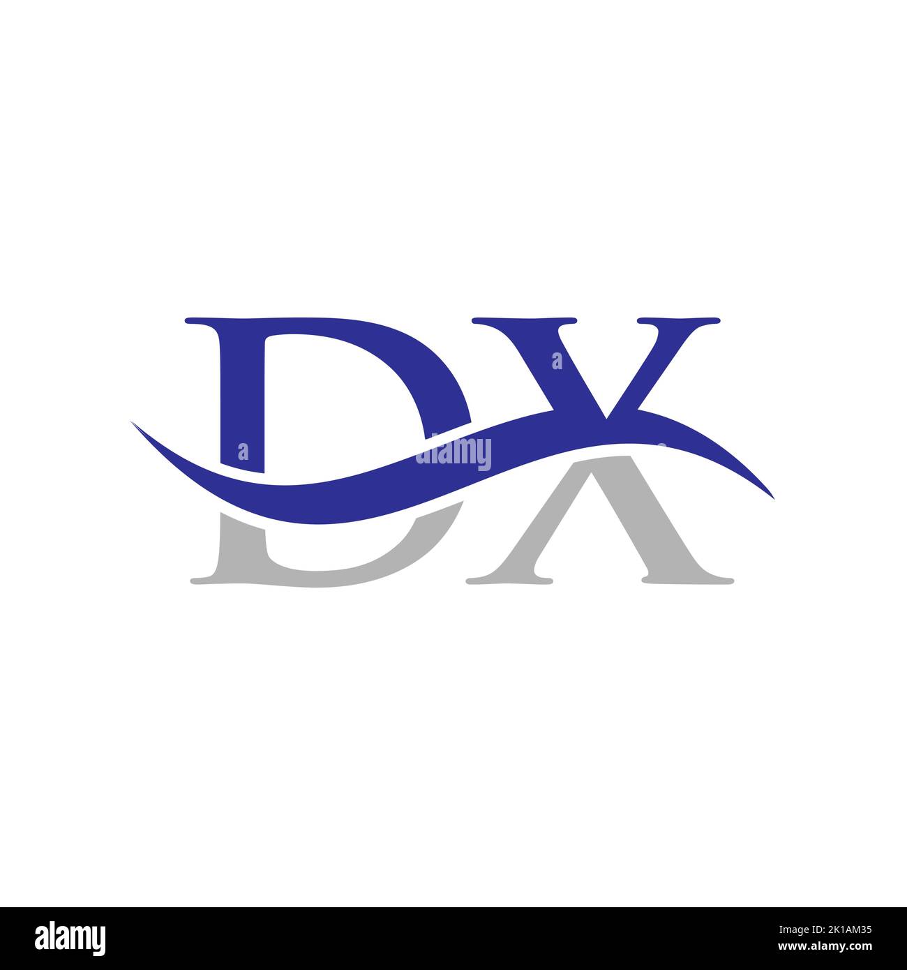 DX Combine Letter Logo Vector Template. Letter DX Logo Design Modern ...