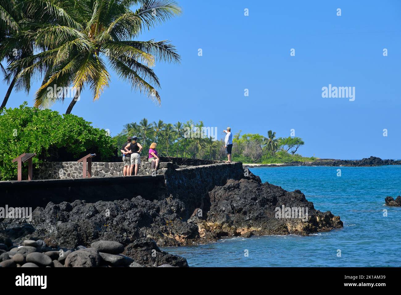 Scenic impressions from the magic landscape and coastline, Kealakekua ...