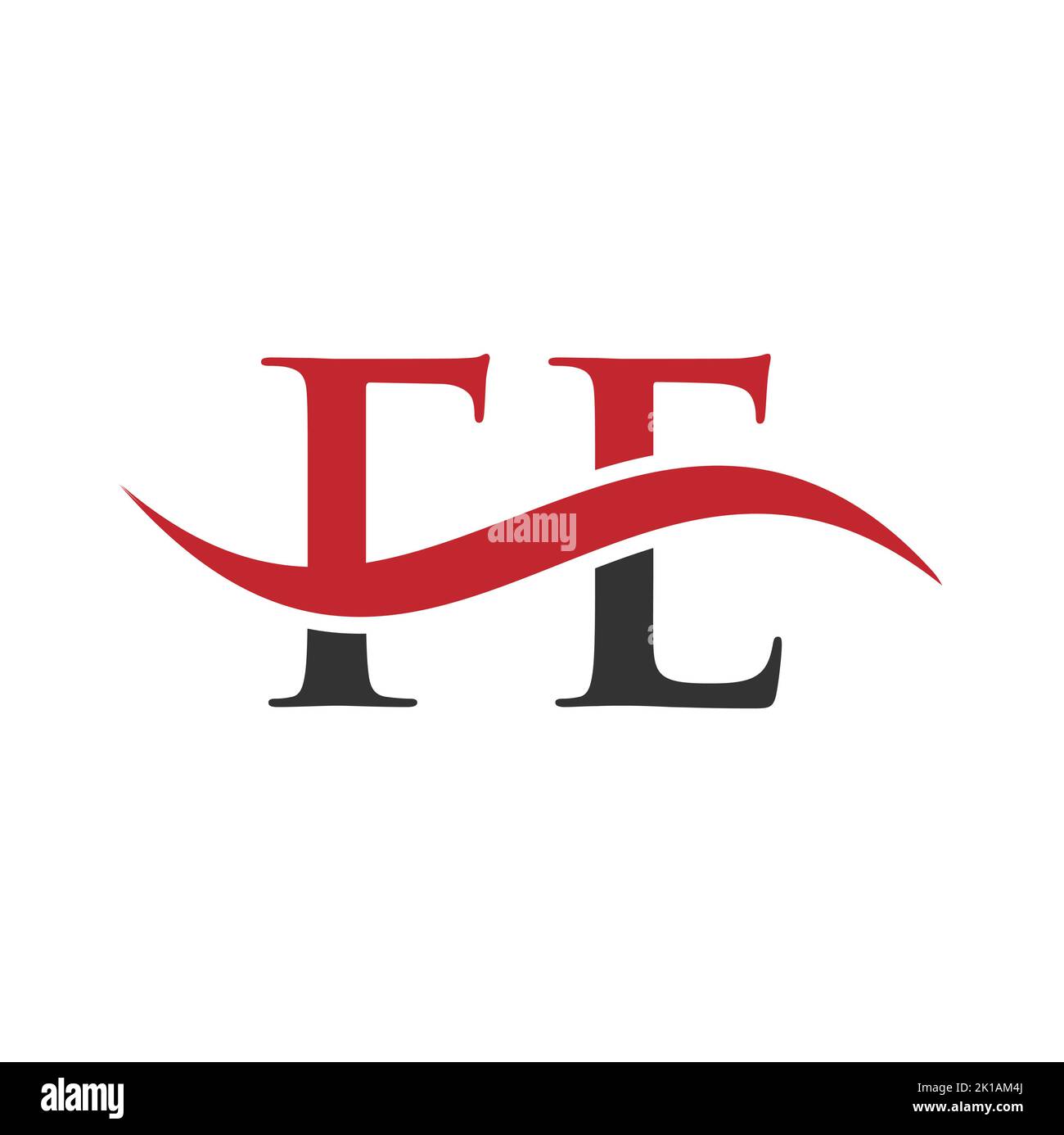 FE Combine Letter Logo Vector Template. Letter FE Logo Design Modern ...