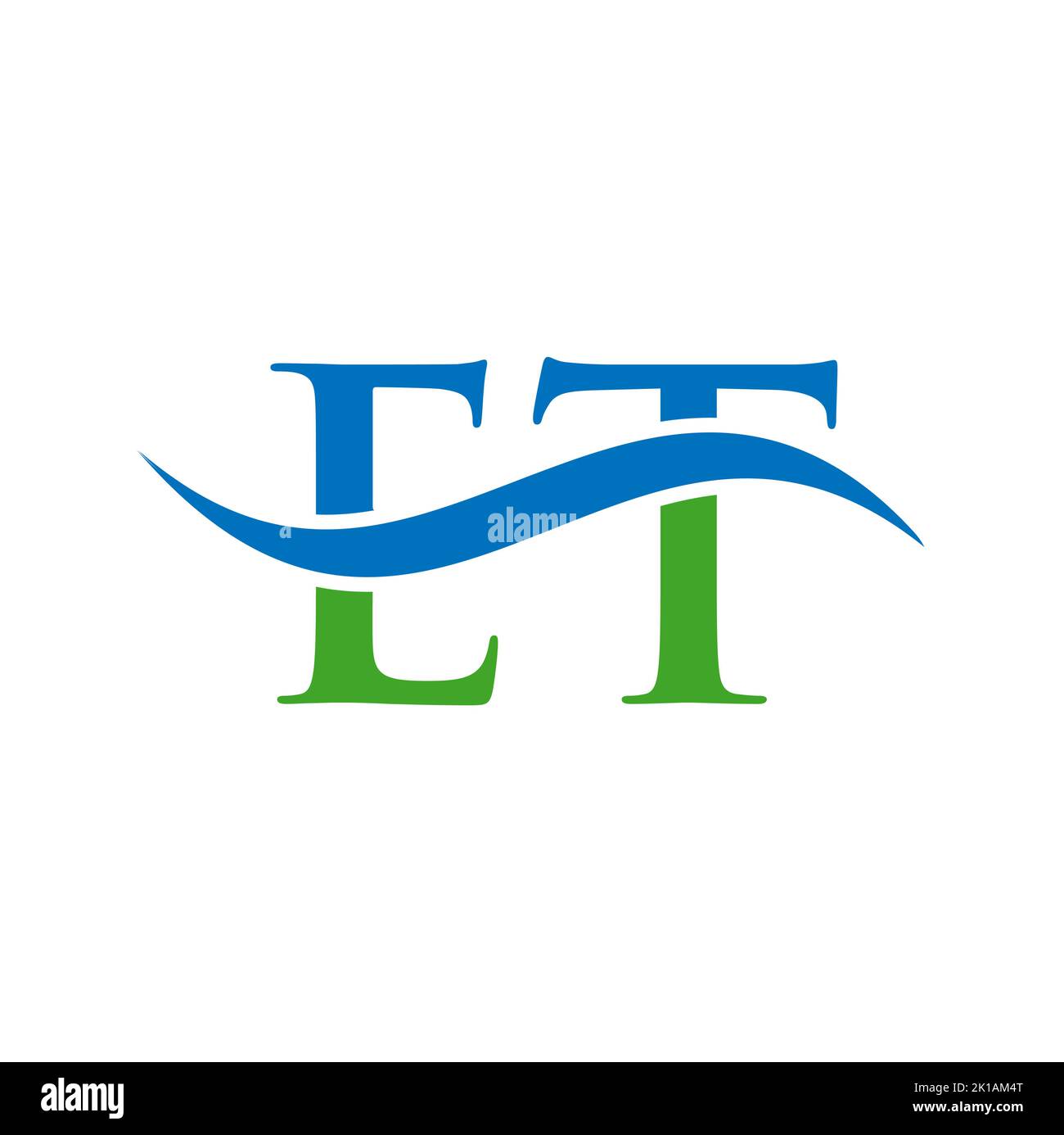 ET Combine Letter Logo Vector Template. Letter ET Logo Design Modern ...