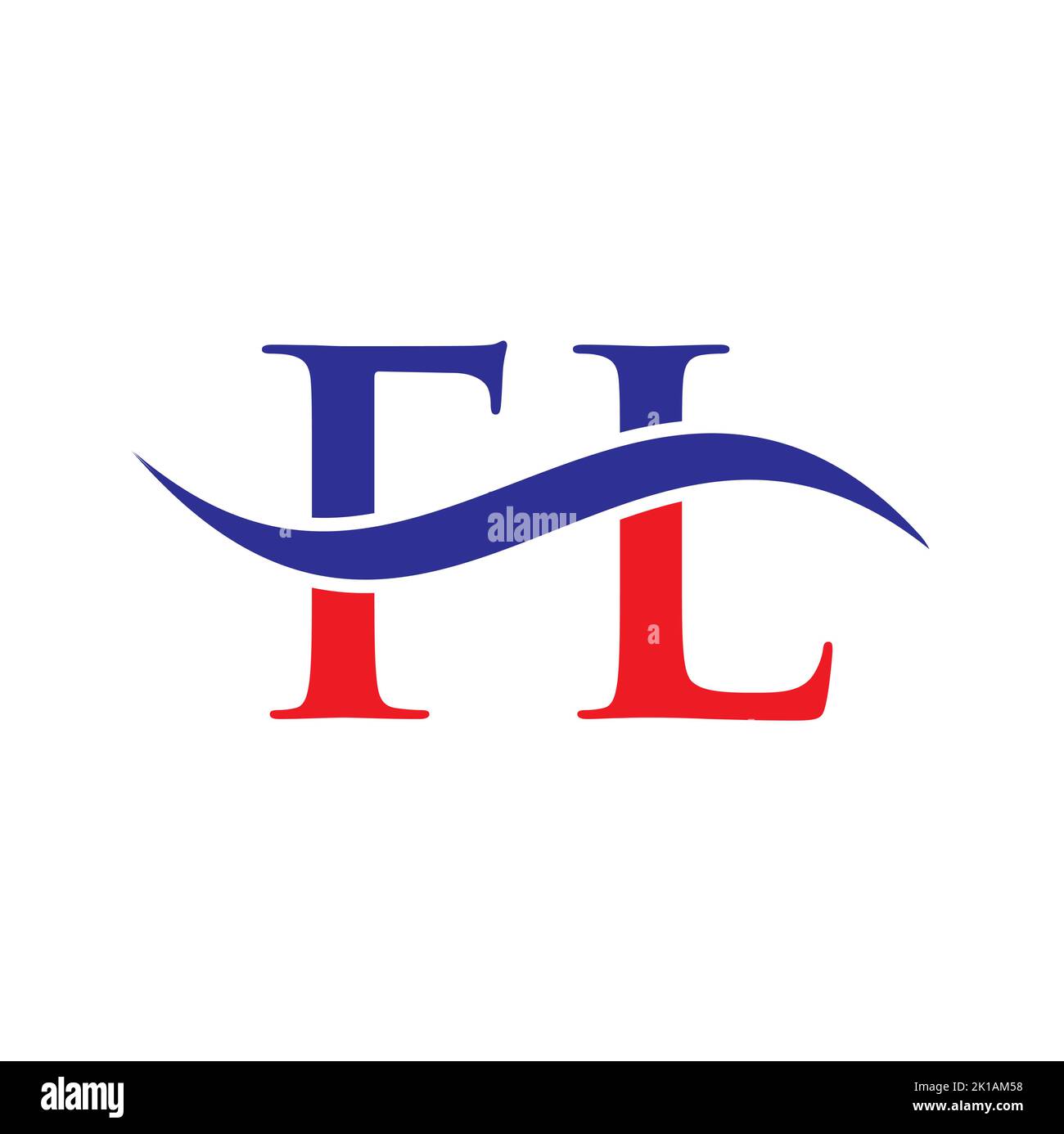 FL Combine Letter Logo Vector Template. Letter FL Logo Design Modern ...