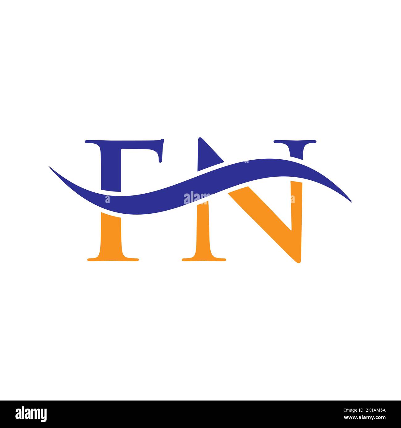 FN Combine Letter Logo Vector Template. Letter FN Logo Design Modern ...