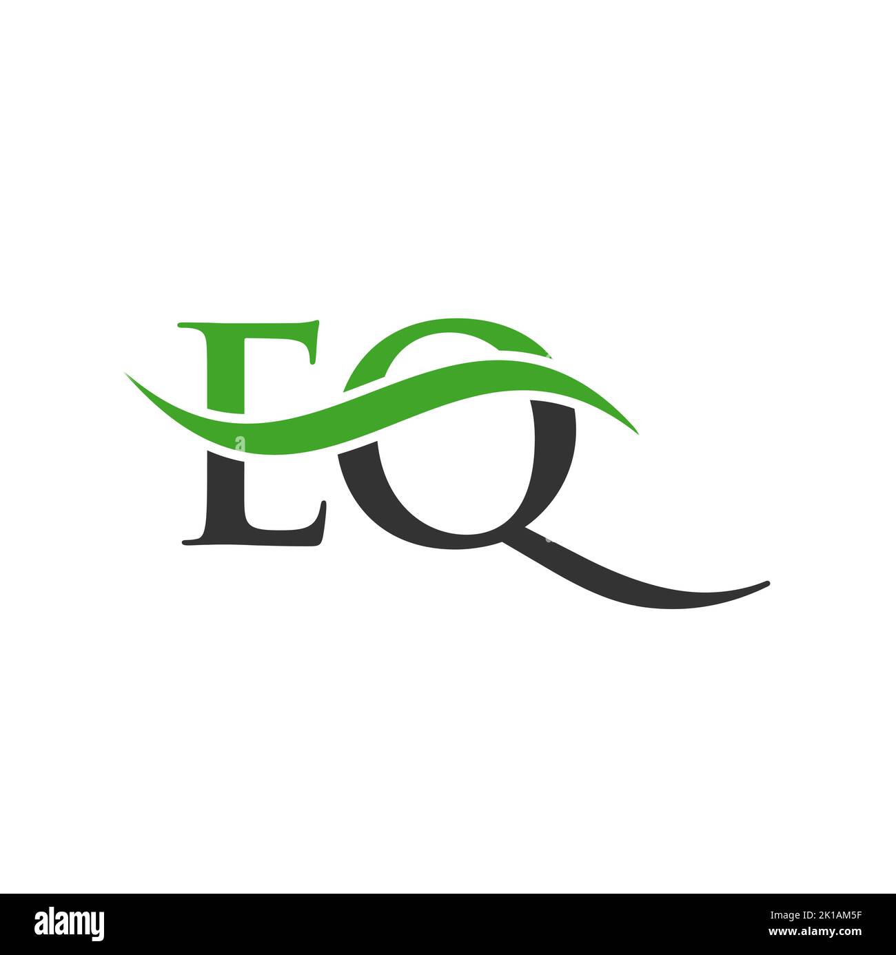 EQ Combine Letter Logo Vector Template. Letter EQ Logo Design Modern ...