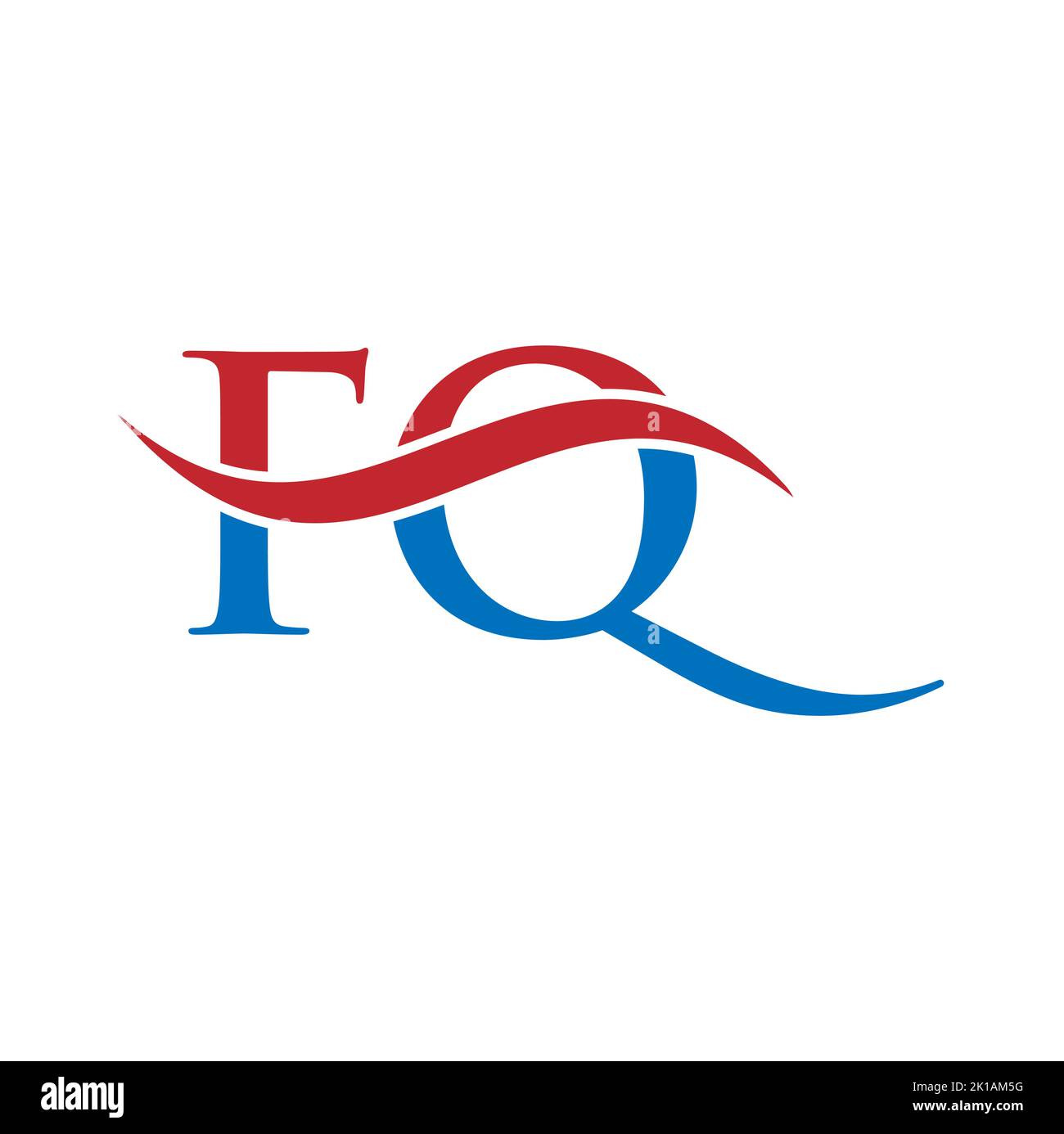 FQ Combine Letter Logo Vector Template. Letter FQ Logo Design Modern ...