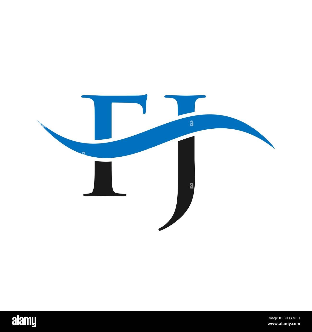 Letter fj logo hi-res stock photography and images - Alamy