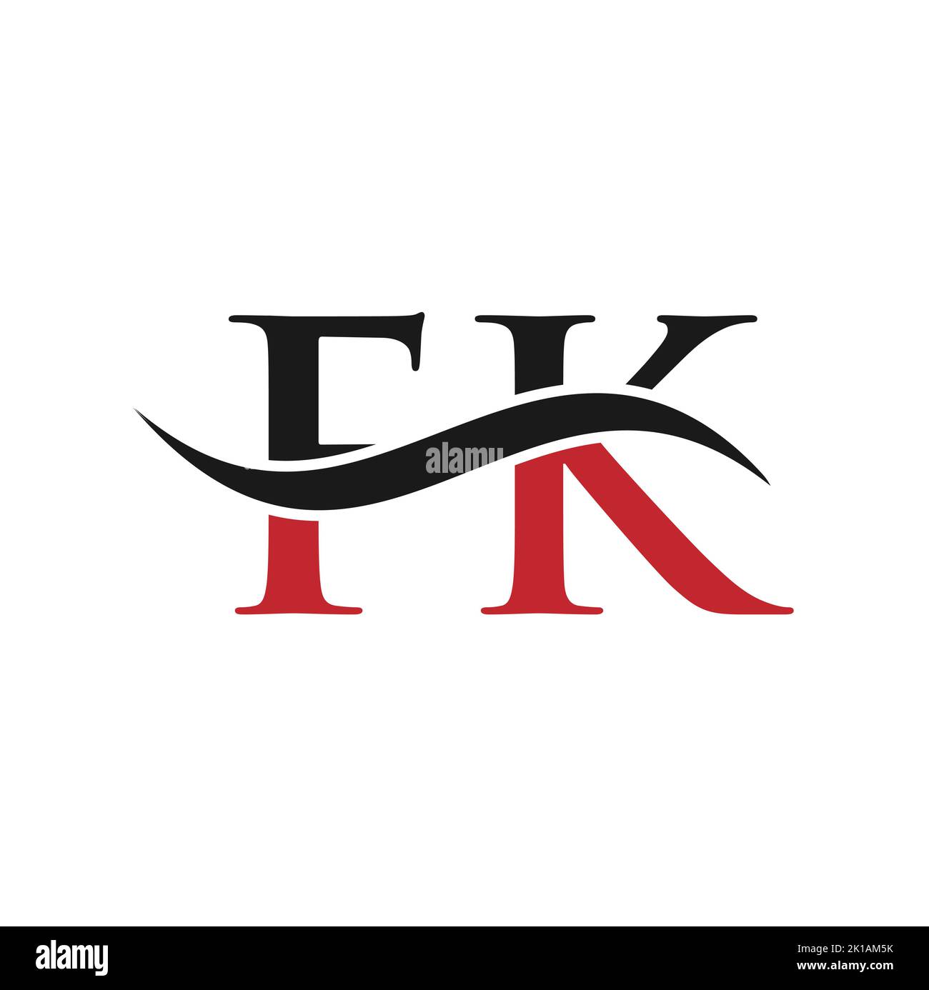 Letter fk logo Stock Vector Images - Alamy