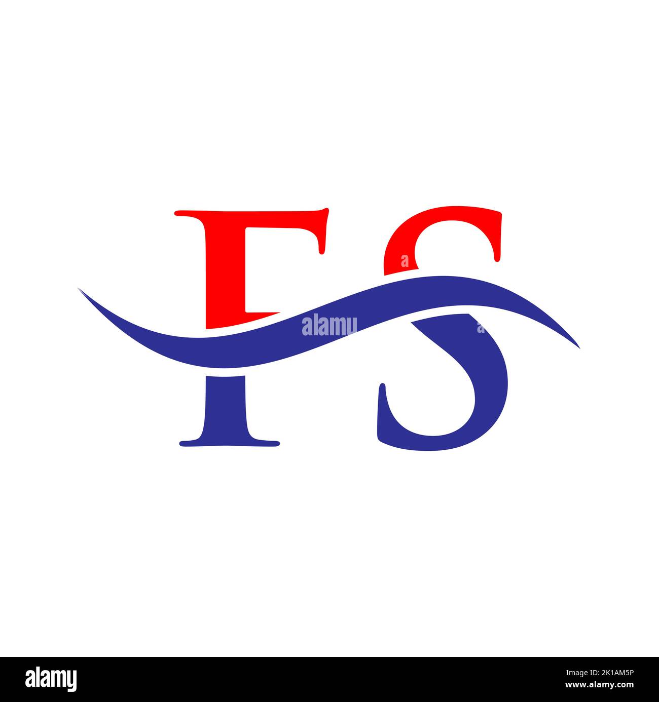 FS Combine Letter Logo Vector Template. Letter FS Logo Design Modern ...