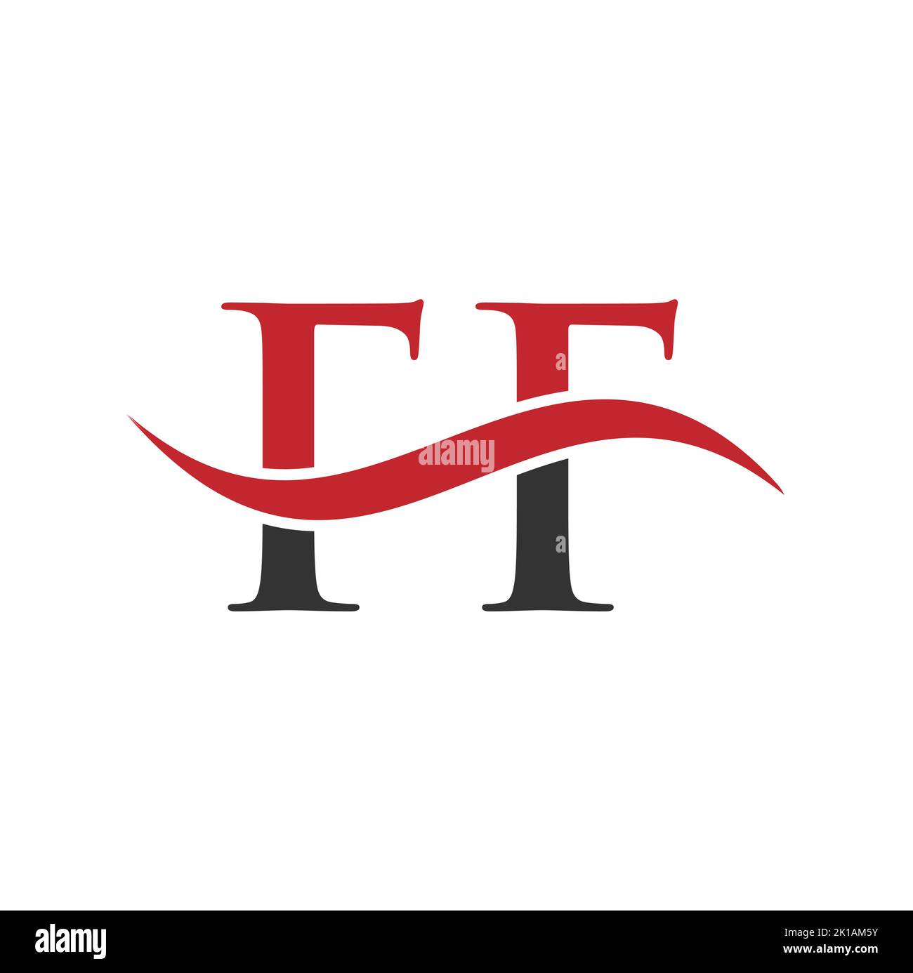 FF Combine Letter Logo Vector Template. Letter FF Logo Design Modern ...