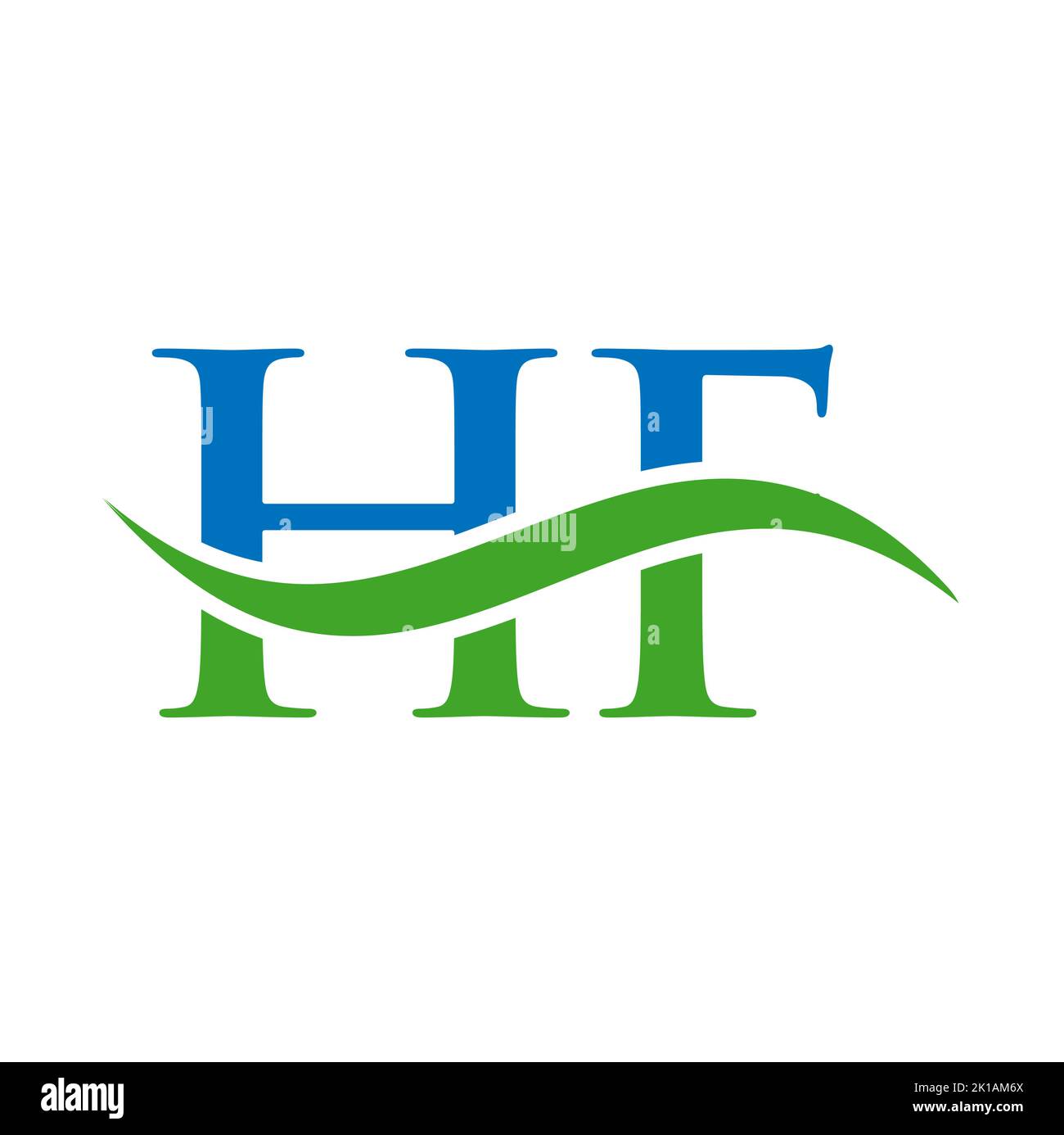 HF Combine Letter Logo Vector Template. Letter HF Logo Design Modern ...