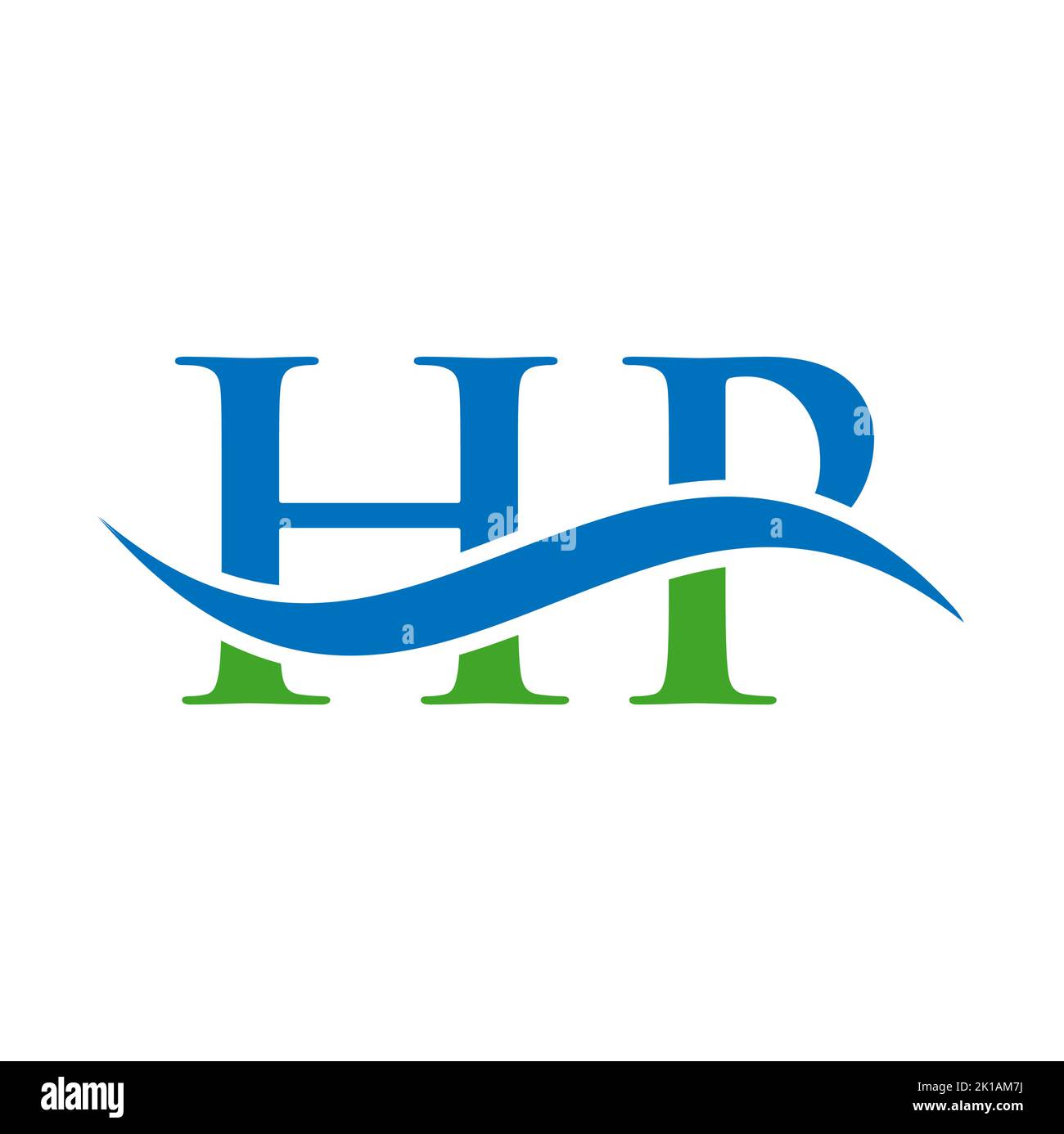 HP Combine Letter Logo Vector Template. Letter HP Logo Design Modern ...