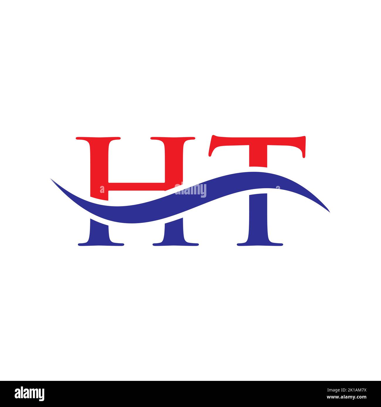 HT Combine Letter Logo Vector Template. Letter HT Logo Design Modern ...