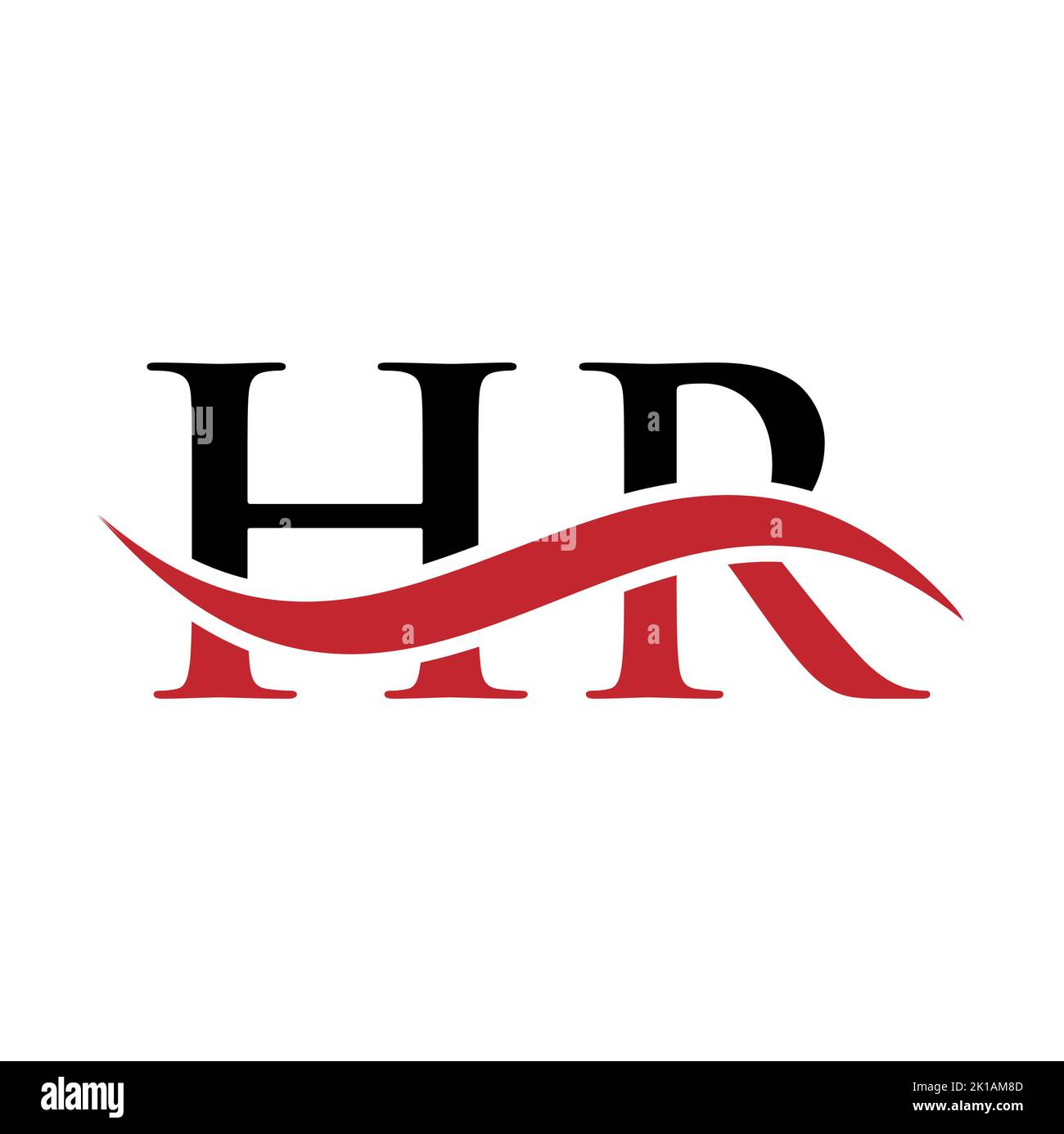 HR Combine Letter Logo Vector Template. Letter HR Logo Design Modern ...