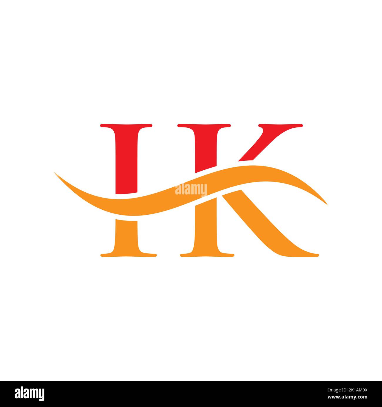 IK Combine Letter Logo Vector Template. Letter IK Logo Design Modern ...