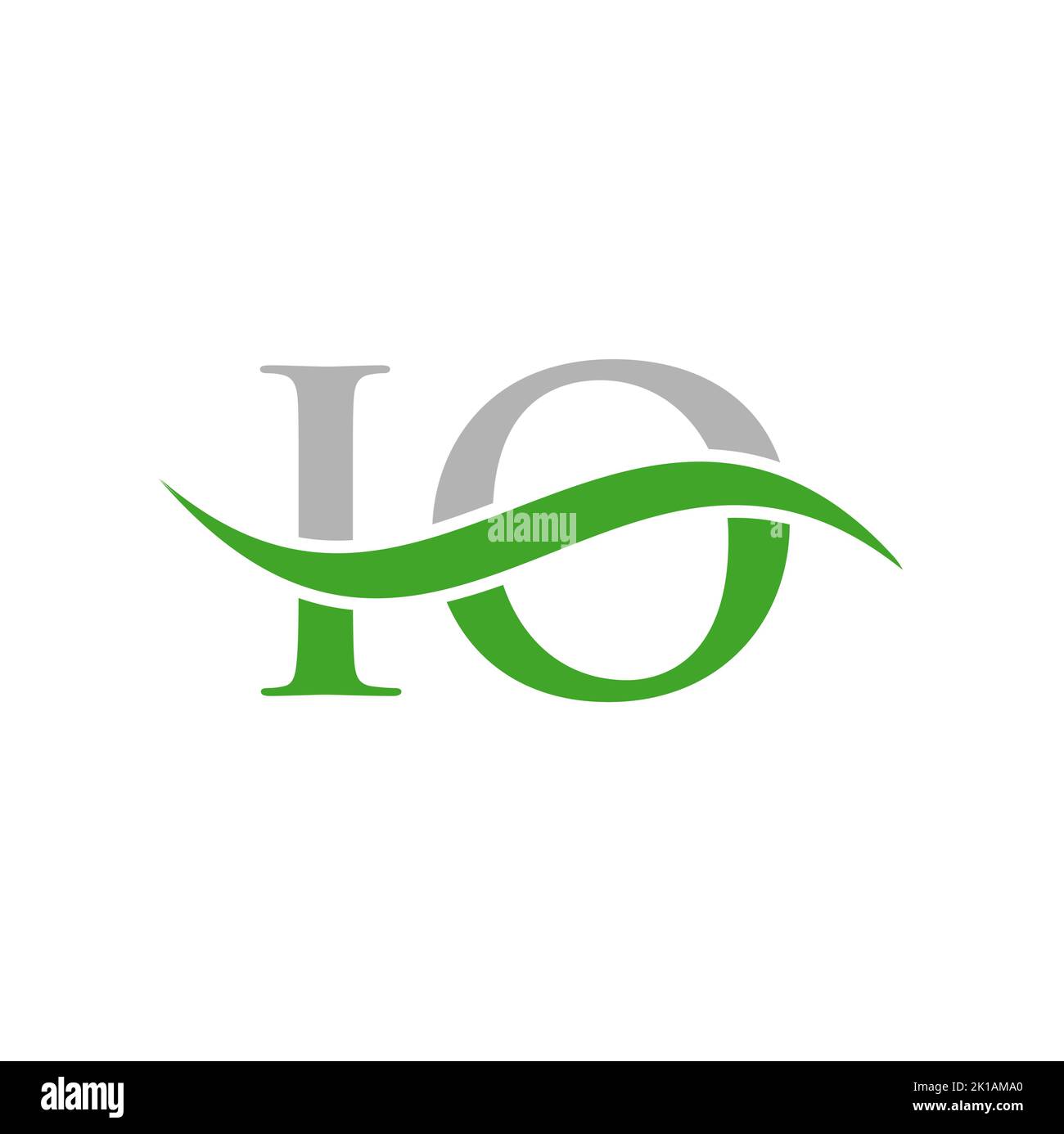 IO Combine Letter Logo Vector Template. Letter IO Logo Design Modern ...