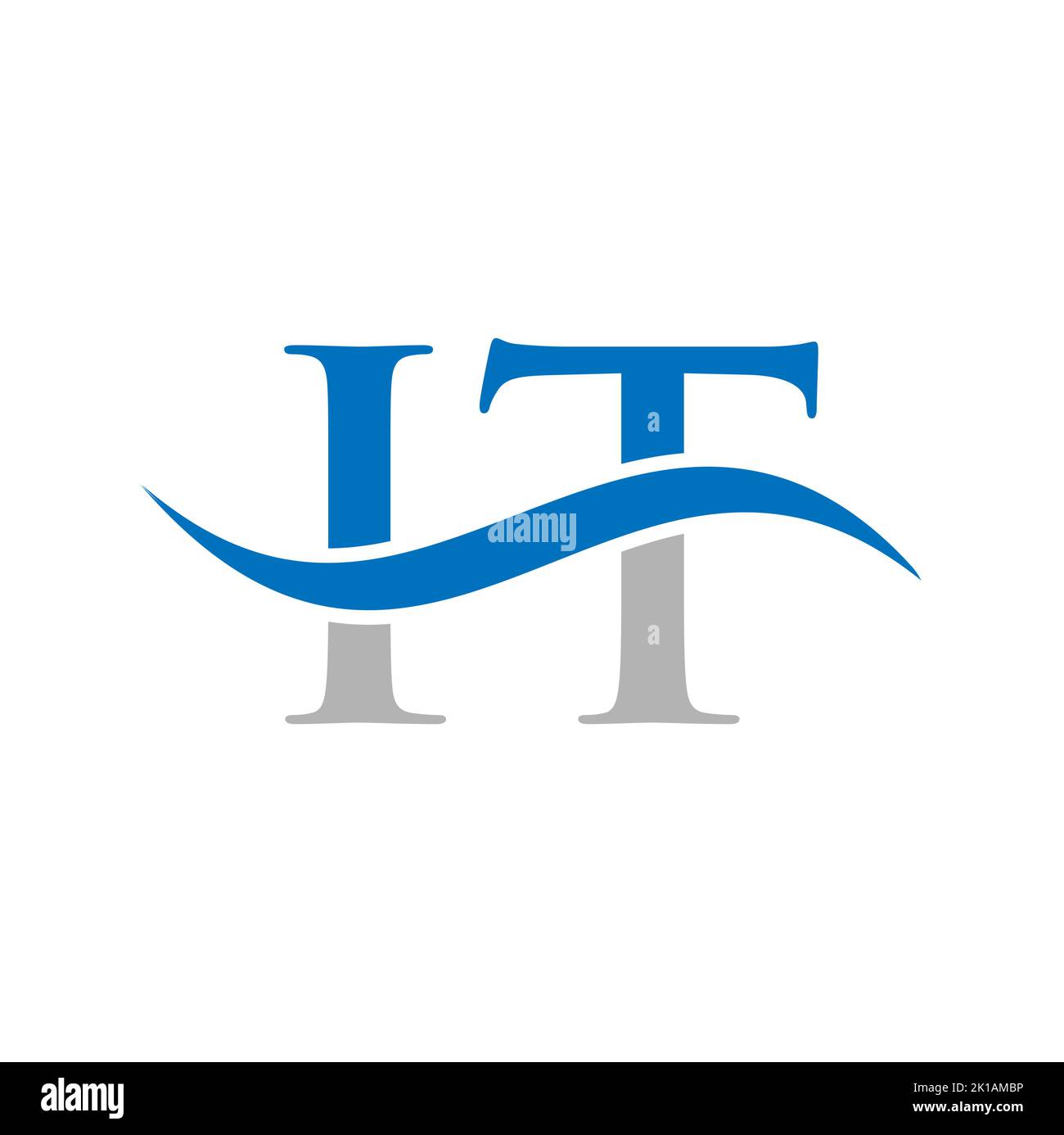 IT Combine Letter Logo Vector Template. Letter IT Logo Design Modern ...