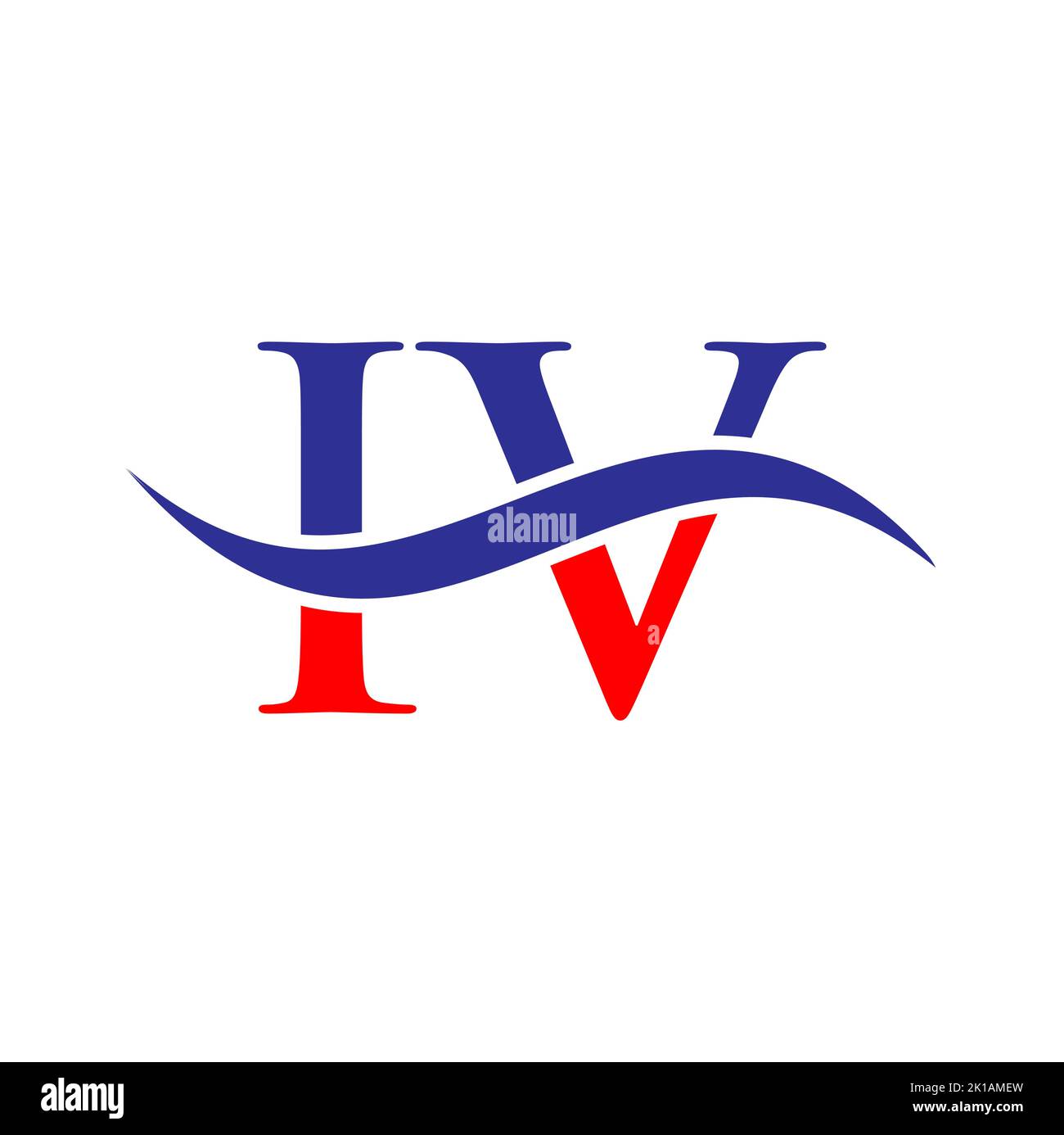 IV Combine Letter Logo Vector Template. Letter IV Logo Design Modern ...