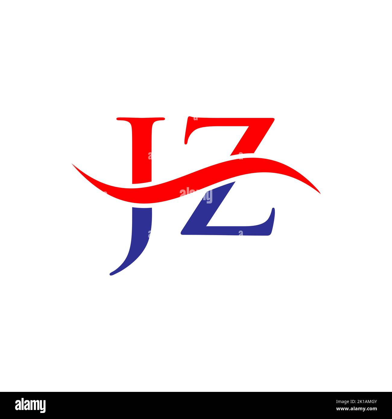JZ Combine Letter Logo Vector Template. Letter JZ Logo Design Modern ...