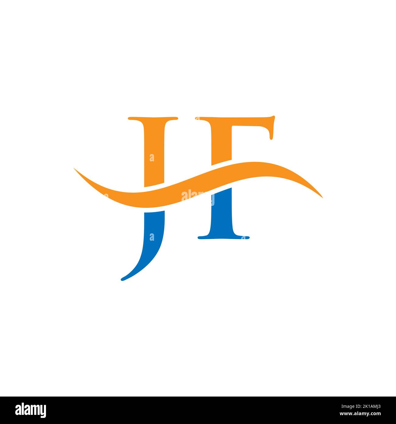 JF Combine Letter Logo Vector Template. Letter JF Logo Design Modern ...