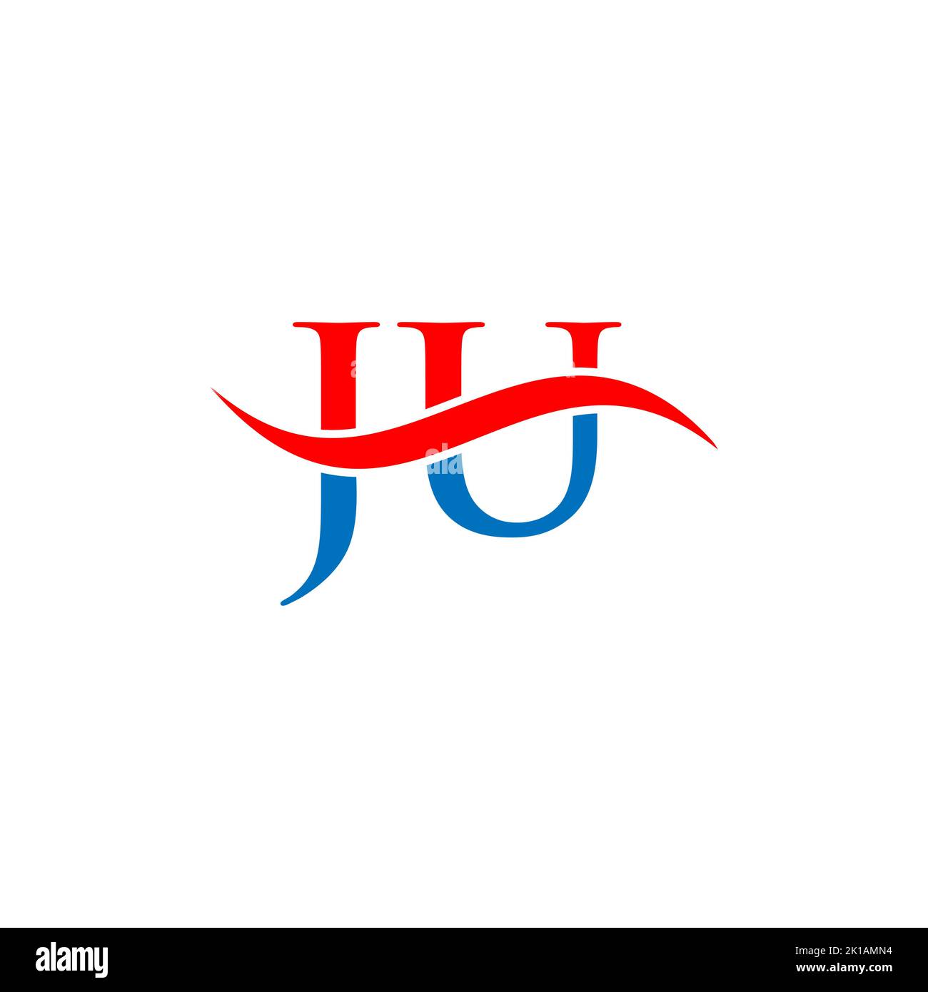 JU Combine Letter Logo Vector Template. Letter JU Logo Design Modern ...
