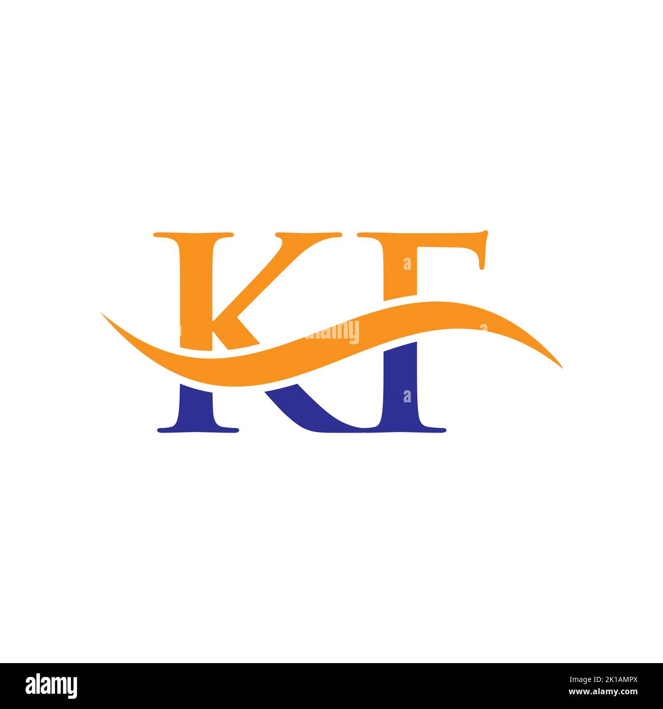 Kf logo design hi-res stock photography and images - Alamy
