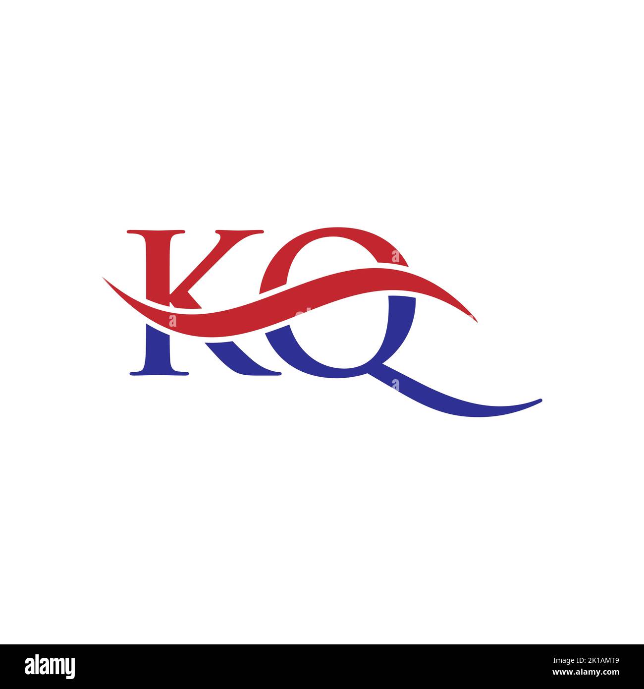 KQ Combine Letter Logo Vector Template. Letter KQ Logo Design Modern ...