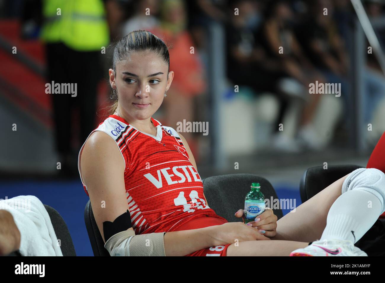 Naples, Italy. 16th Sep, 2022. Zehra Gunes, the talented Turkish ...
