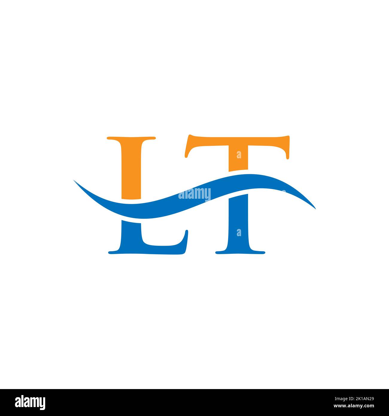 LT Combine Letter Logo Vector Template. Letter LT Logo Design Modern ...