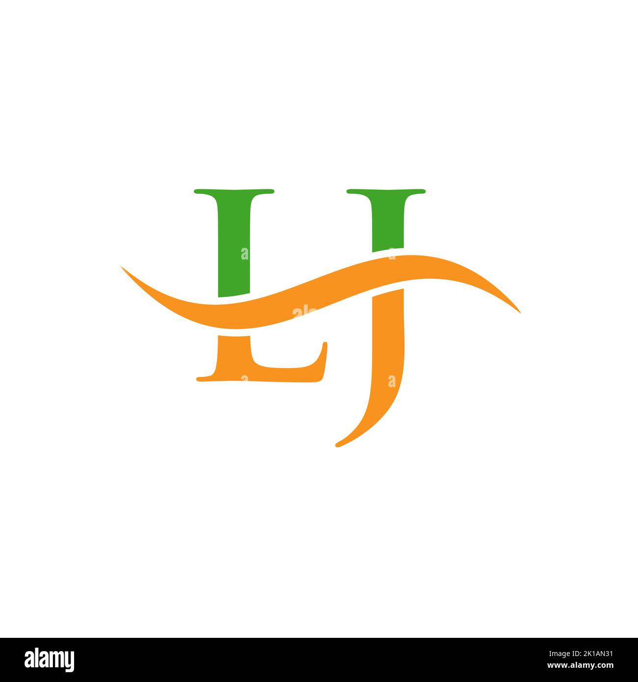LJ Combine Letter Logo Vector Template. Letter LJ Logo Design Modern ...