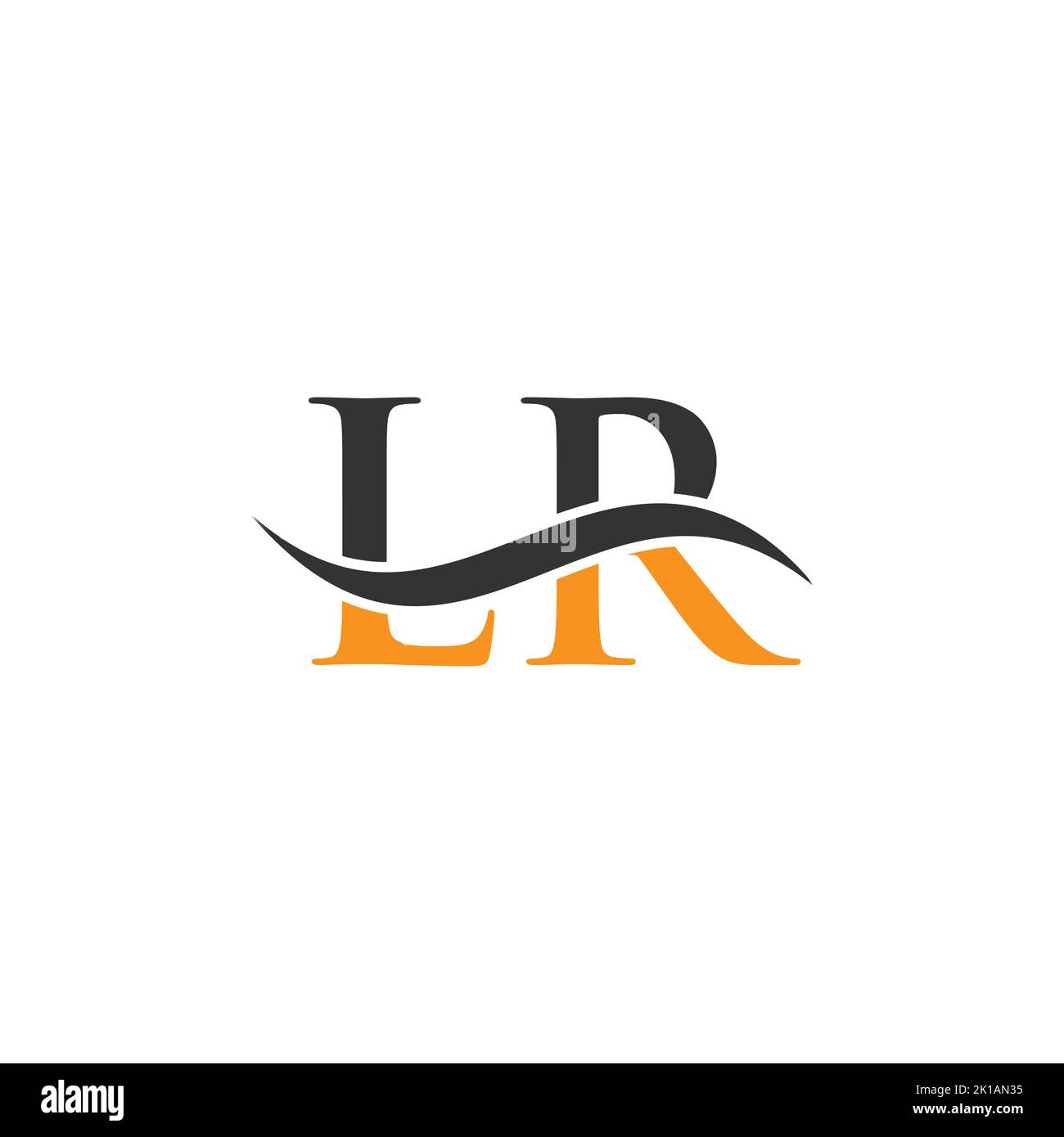 LR Combine Letter Logo Vector Template. Letter LR Logo Design Modern ...