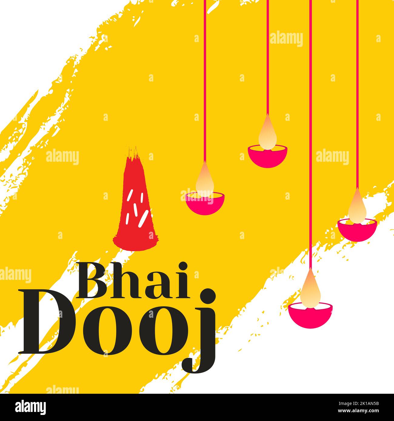 bhai dooj festival illustration design concept Stock Vector Image & Art ...