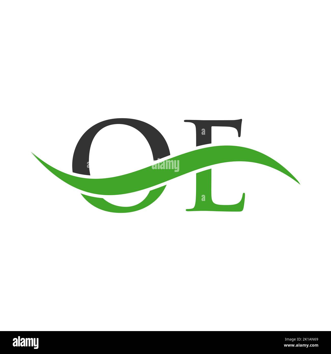OE Combine Letter Logo Vector Template. Letter OE Logo Design Modern ...